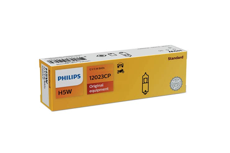 Philips H5W Miniatyr halogenpære 10 pakning – Lumen